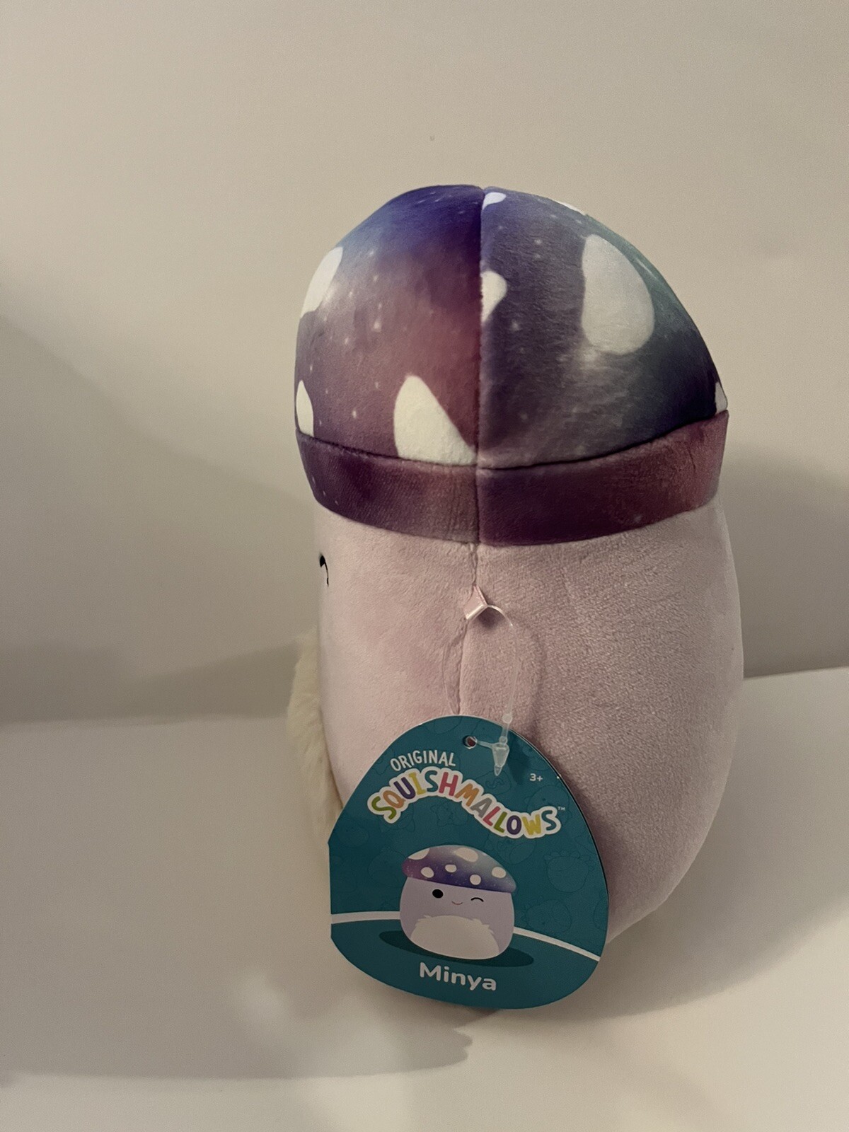 Squishmallows Minya the Purple Mushroom Plush Toy 7 Inch KellyToy Soft ...