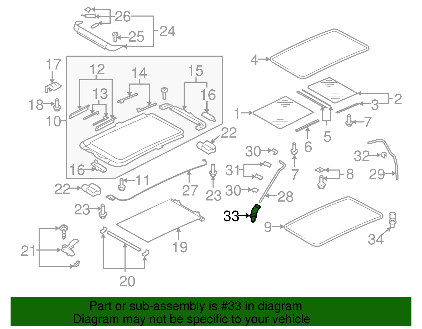 Volkswagen 1K6877236 Genuine OEM Factory Original Drain Hose Grommet ...
