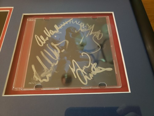 Eddie Van Halen Signed Autograph All 4 Epperson Sammy Hagar Michael ...