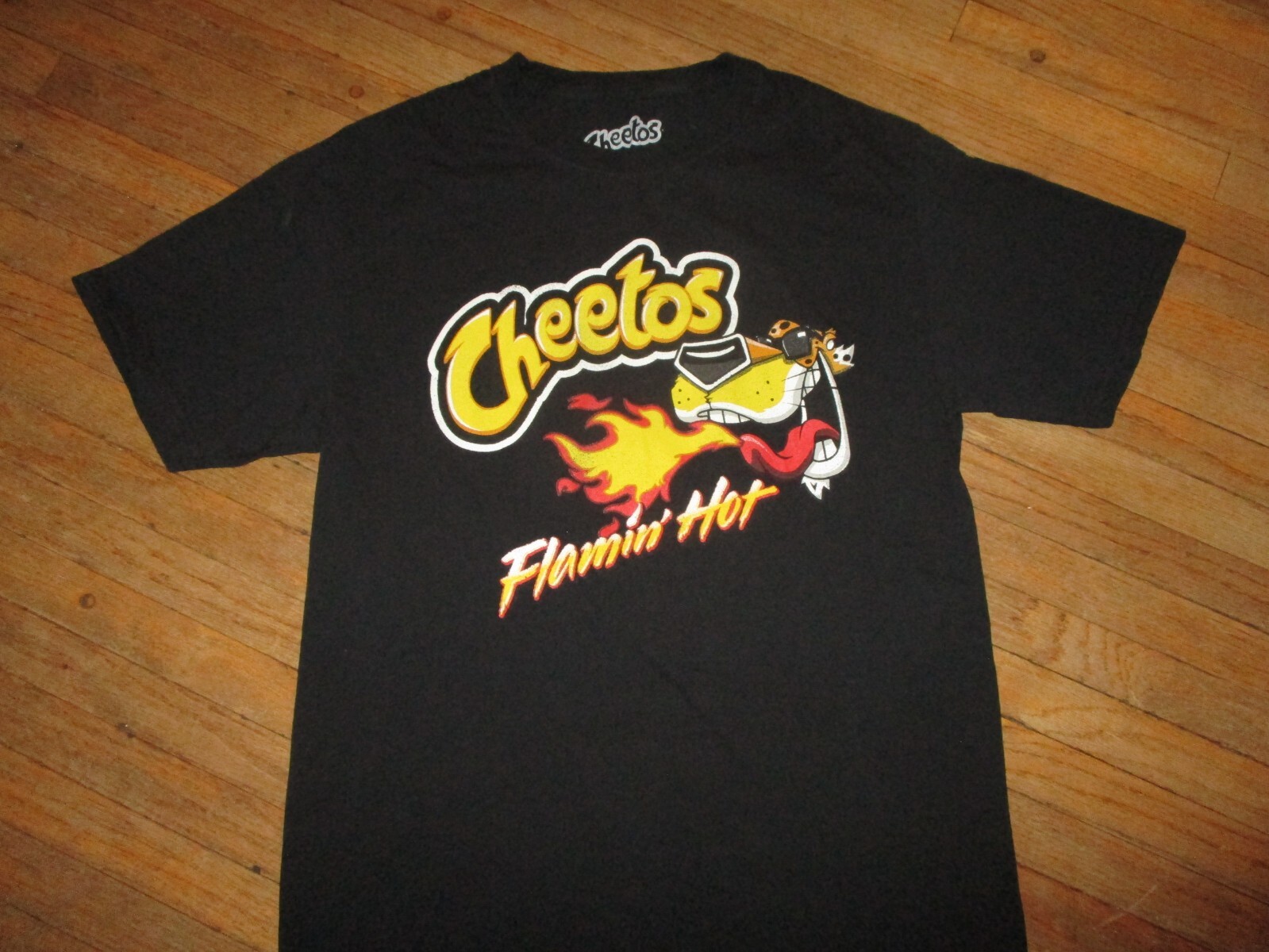 FLAMIN' HOT CHEETOS T SHIRT Chester Cheetah Tee Snack Food Munchies ...