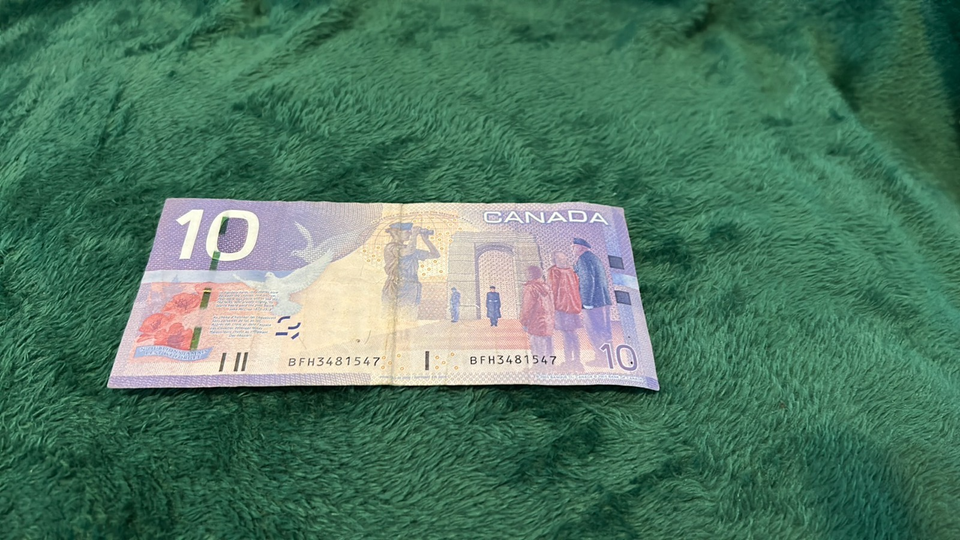 1 bill 2005 CANADA 10 Ten Dollar Legal Tender Bank note Canadian Money ...