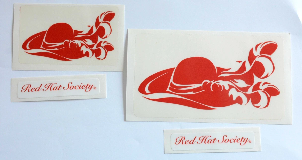 Red Hat Society Stickers
