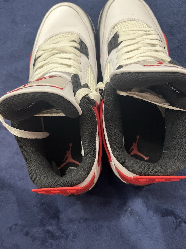 Jordan 4s Red Cement Size 9 With Box | eBay
