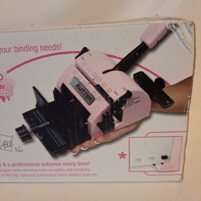 Zutter Bind It All V2.0 Pink Brand New Scrapbooking Spiral Binding ...