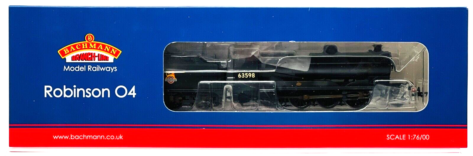 BACHMANN 00 GAUGE - 31-004 - ROBINSON O4 63598 BR BLACK EARLY EMBLEM ...