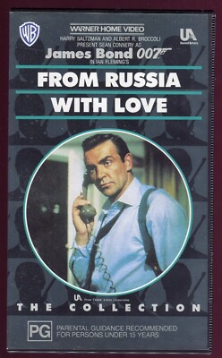 From Russia With Love VHS 60s Action Warner Home Video | eBay