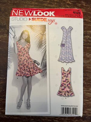 New Look 6121 UNCUT Sewing Pattern, Misses' Dress, Size 4-16 | eBay