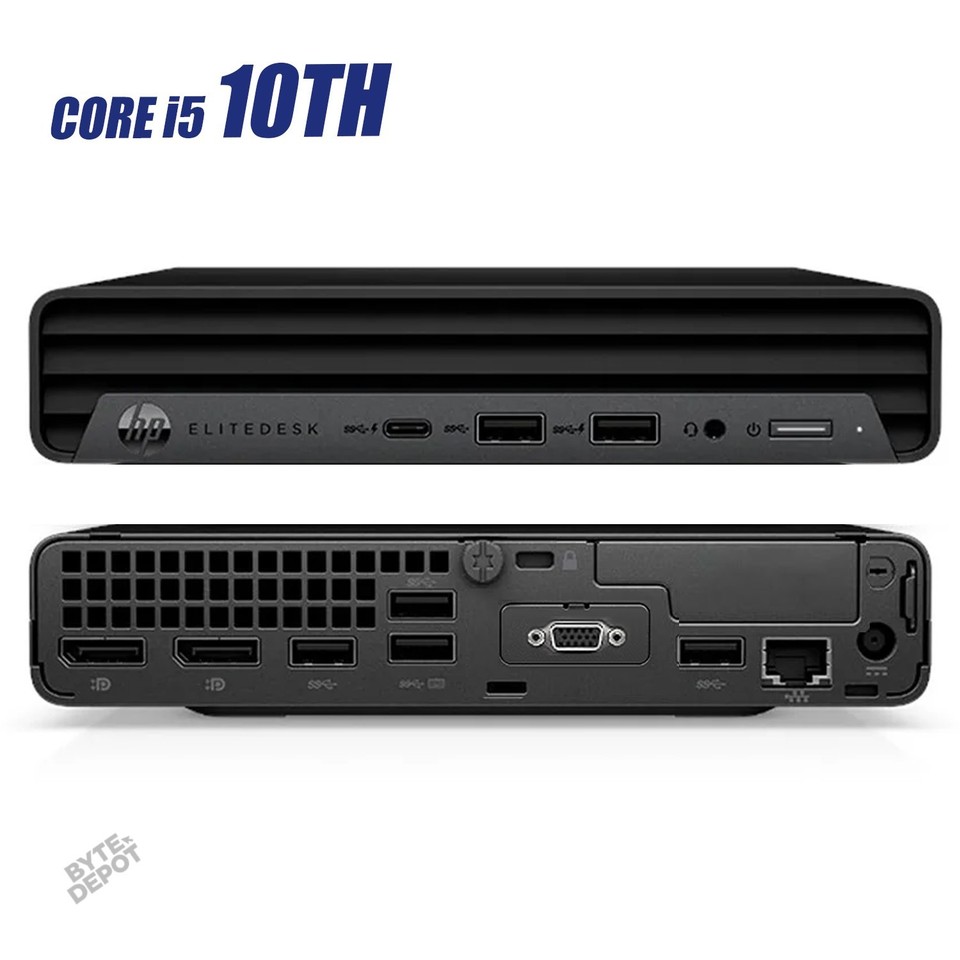 HP Mini Desktop Computer PC, Up to i5 10TH 32GB RAM 1TB SSD, Windows 11 ...