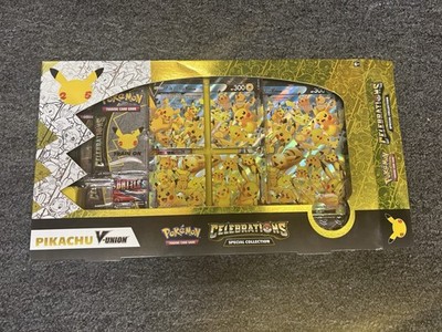 Pokemon Celebrations Pikachu V Union Box Sealed Official TCG | eBay