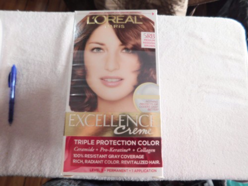 3x L'Oreal Paris Excellence Creme Permanent Hair Color, 5RB Medium ...