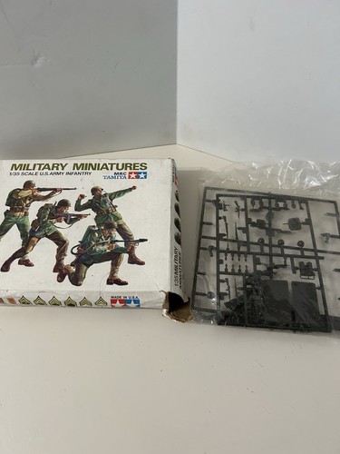 Vintage Tamiya Military Miniatures 1/35 Scale US Army Infantry Model ...