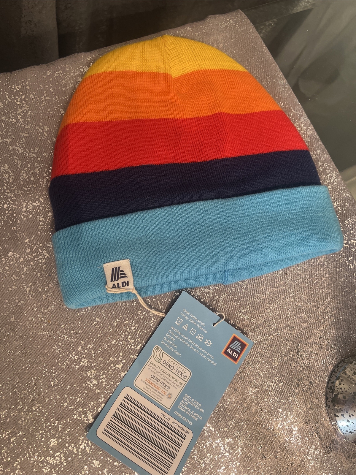 Aldi Gear 2023 Beanie Stocking Cap Winter Hat with Iconic Colors One ...