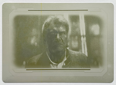 2019 Topps Star Wars Skywalker Saga HAN SOLO 1/1 Yellow Printing Plate ...