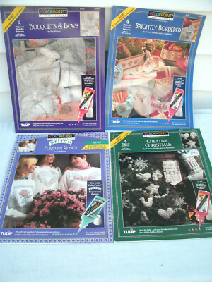 Paint Stitching Booklets --Tulip -COLORPOINT Transfers/Instructions [5 ...