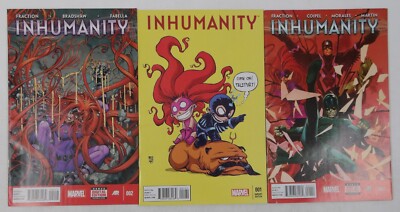 Inhumanity #1-2 FN/VF complete series + Skottie Young variant Inhumans ...