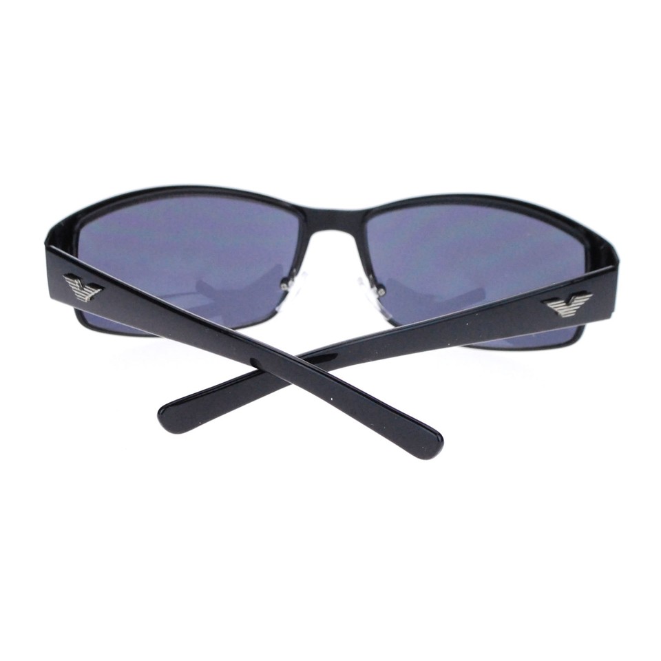 Mens Metal Designer Fashion Narrow Rectangular Luxury Secret Agent ...