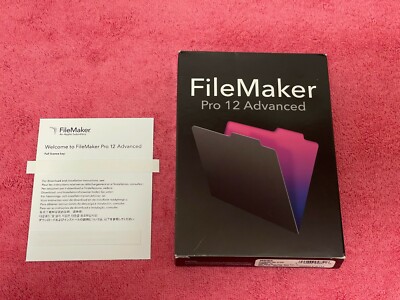 FileMaker Pro 12 Advanced License Key Card for Mac & Windows, FULL ...
