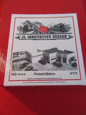 HO Scale JL Innovative Design #171 Pickard Motors Car Shop Model Kit ...