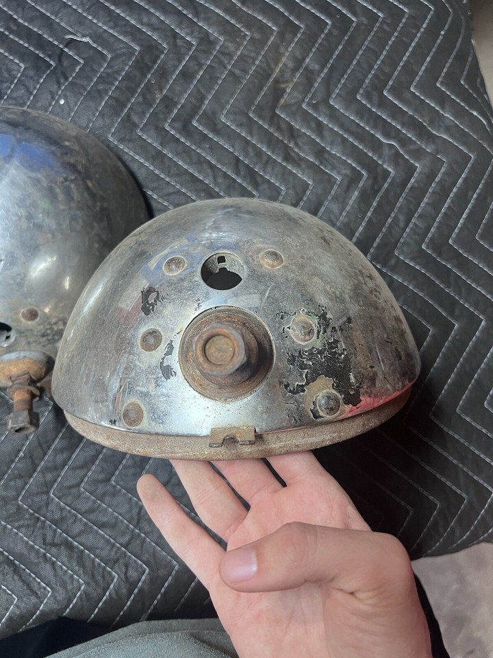 Ford Model A Headlight Housings 1930 1931 Stainless Steel | eBay