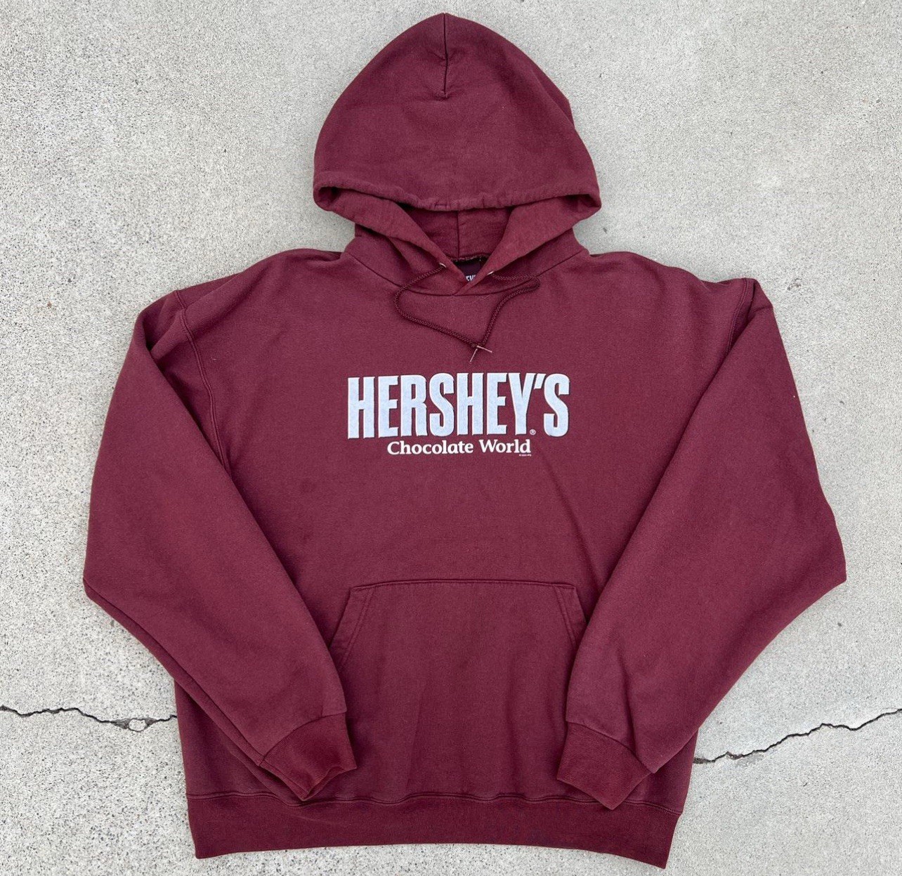 2003 Hersheys Chocolate World Vintage Brown Pullover … - Gem