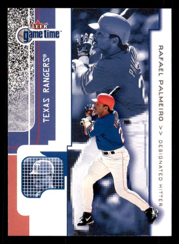 2001 Fleer Game Time #10 Rafael Palmeiro Texas Rangers | eBay