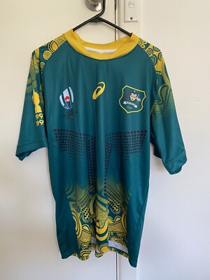 Indigenous Australia Wallabies 2019 national team rugby jersey shirt ...