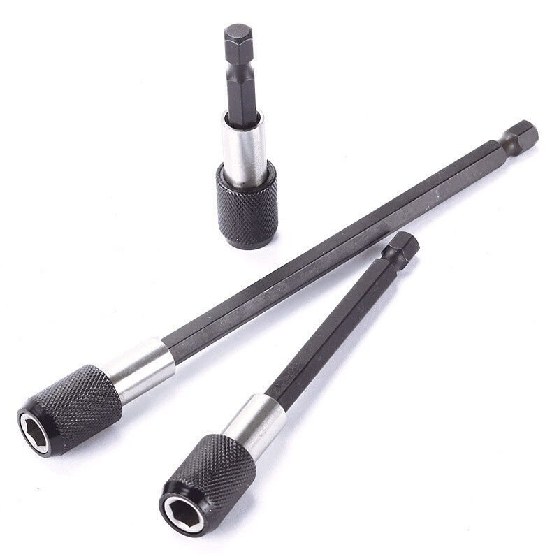 7PCS Impact Drill Bit Socket Adapter Set Extension Driver Bar Hex 1/4 ...