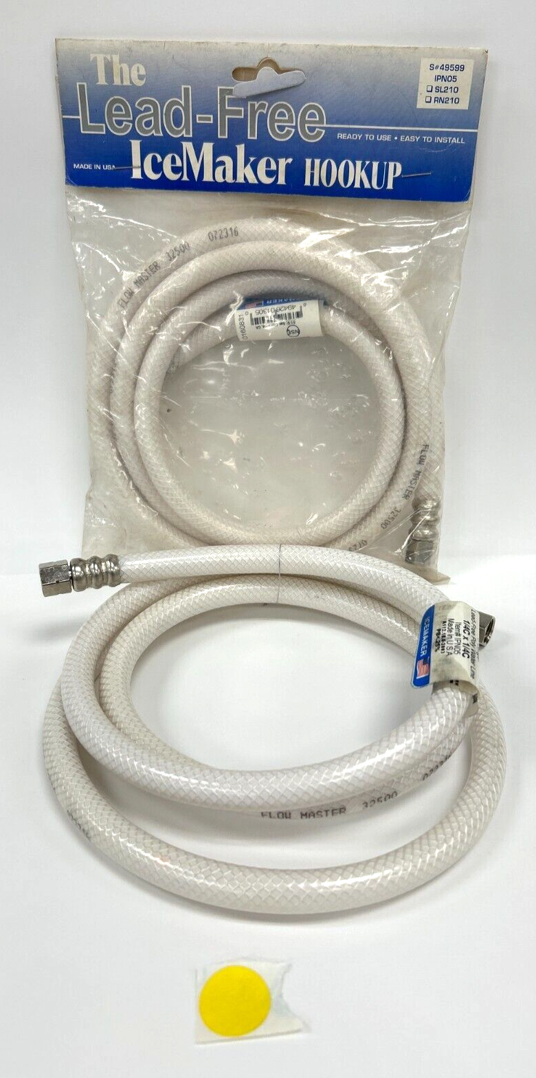 FLOW MASTER LEAD-FREE POLY WATER LINE IPN05 1/4C X 1/4C 5' LENGTH LOT ...