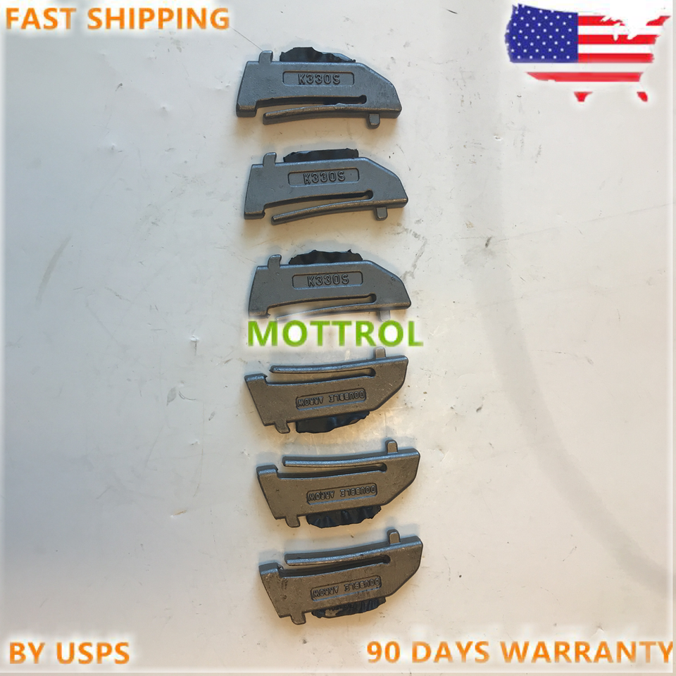 6 PCS K330S Spring Flex Pin Skid Steer Backhoe FITS FOR X330 TEETH ...