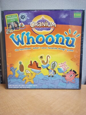 Cranium WHOONU "What's Your Favorite Thing?" Board Game 2005 | eBay