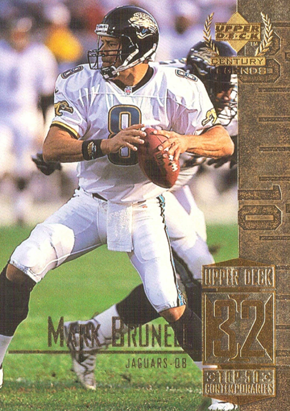 1999 Upper Deck Century Legends #82 Mark Brunell Jacksonville Jaguars ...