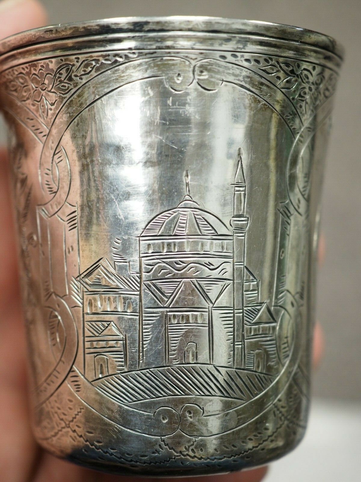 Antique 1800s Ottoman Empire Turkey Cup Beaker Vessel with Design | eBay