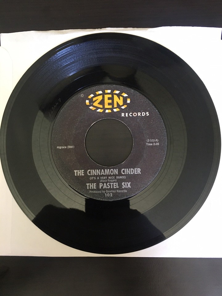 PASTEL SIX - CINNAMON CINDER (Z102) & THE MILKSHAKE (Z108) ZEN RECORDS ...