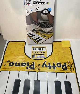 The Original Potty Piano With Song Book Keyboard as a Toilet Mat! New ...
