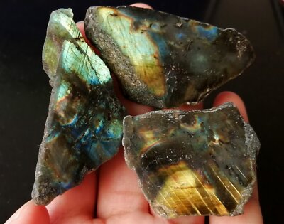3pcs=USD10.99 Iridescent Polished Labradorite B8226 | eBay