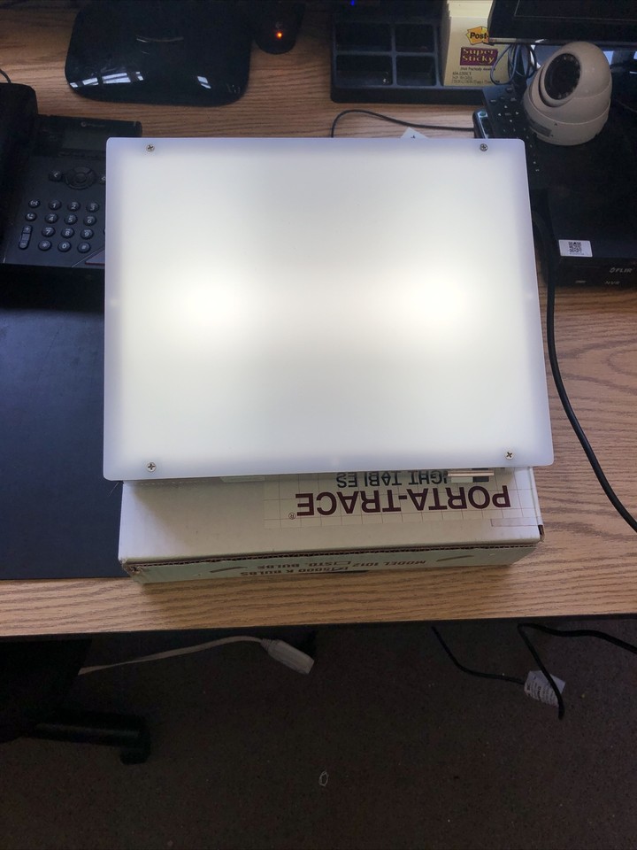 Porta-Trace Light Table Model 1012 | eBay