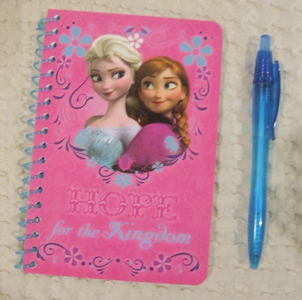 Disney Frozen Elsa Anna Hope for the Kingdom Spiral 60 Page Notebook ...
