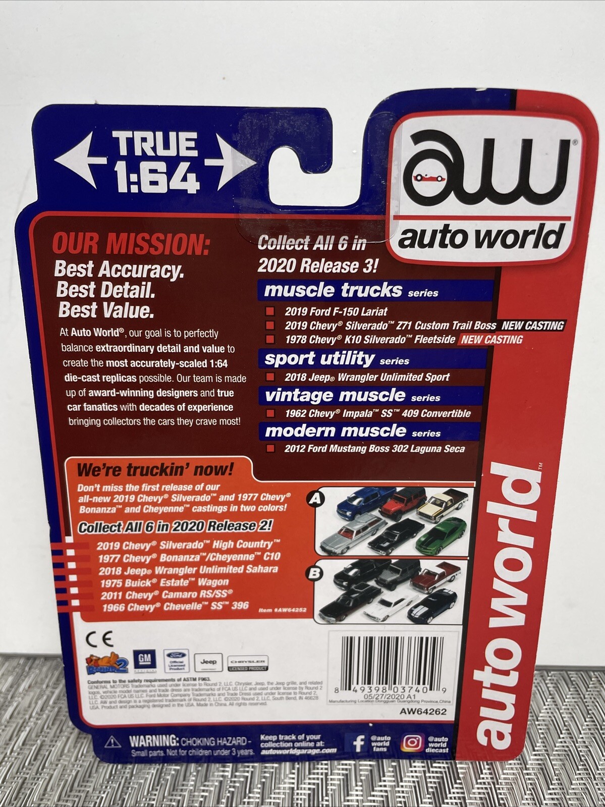 2020 M2 Auto World Ultra Red Chase 2019 Ford F-150 Lariat for sale ...