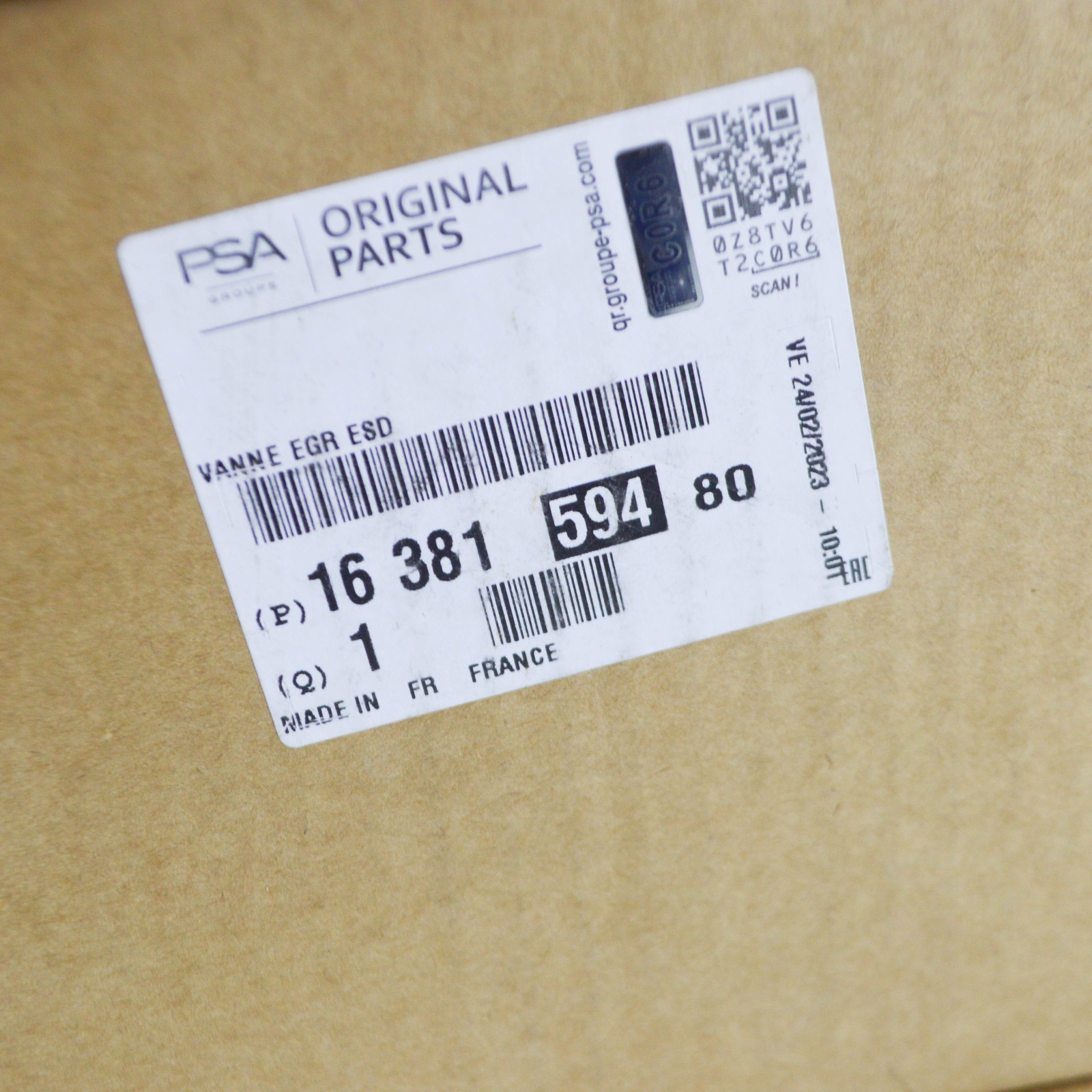 PEUGEOT 2008 EGR Valve 1638159480 New Genuine | eBay