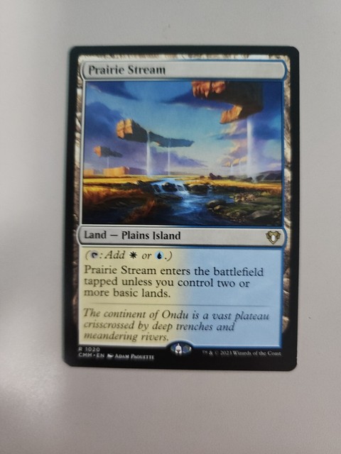 MTG Prairie Stream Commander Masters 1020 Regular Rare for sale online ...