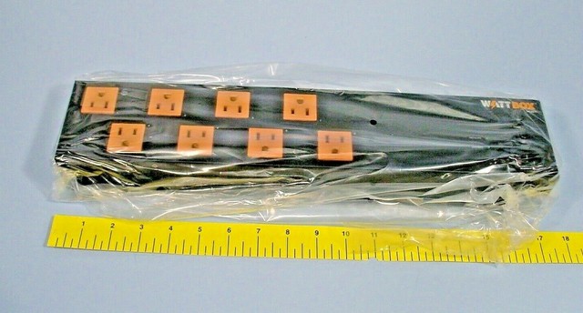 WattBox Wb-400-8 8 Outlet Rack Mountable Power Strip O/p 1440w for sale ...