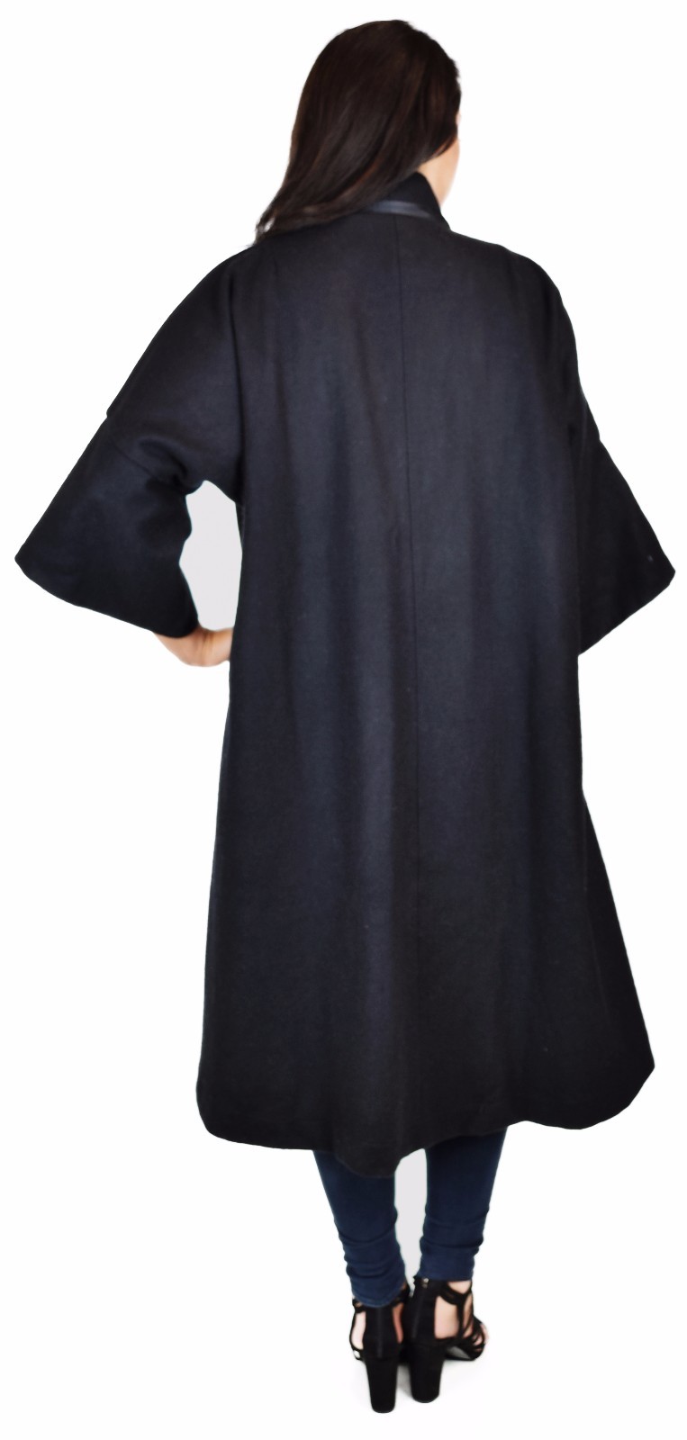 Designer Women Swing Jacket/Coat New style Plus Size Heavy Wool blend ...