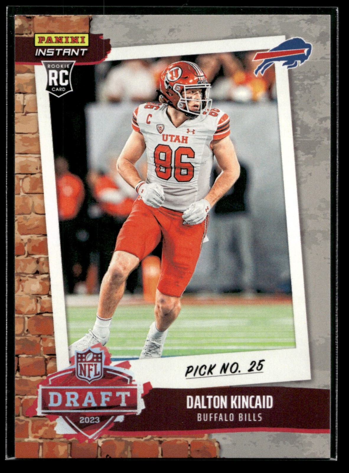 2023 Panini Instant Dalton Kincaid Rookie DRAFT NIGHT 1/759 SP Bills # ...