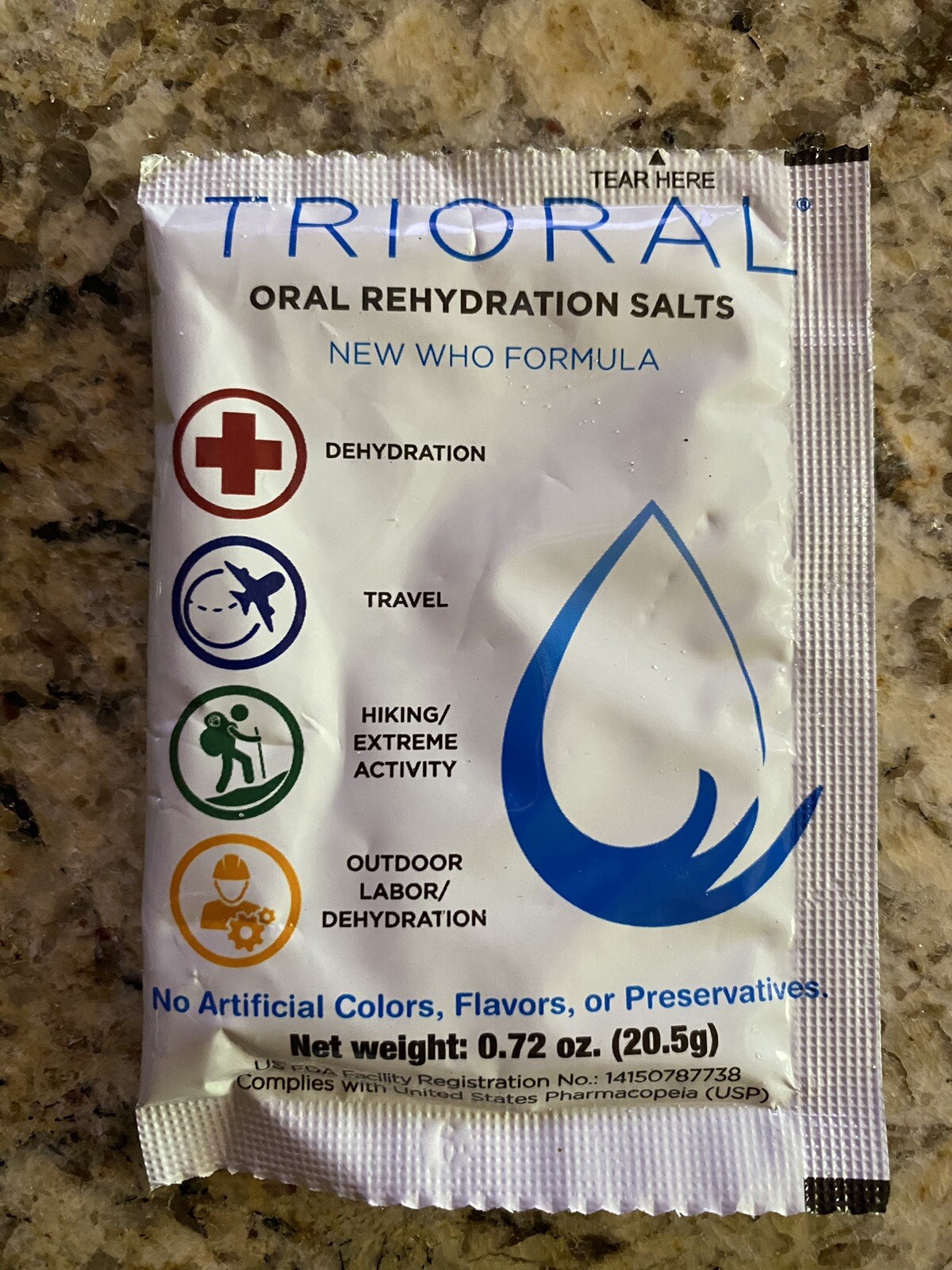 Oral Rehydration Solution Packets