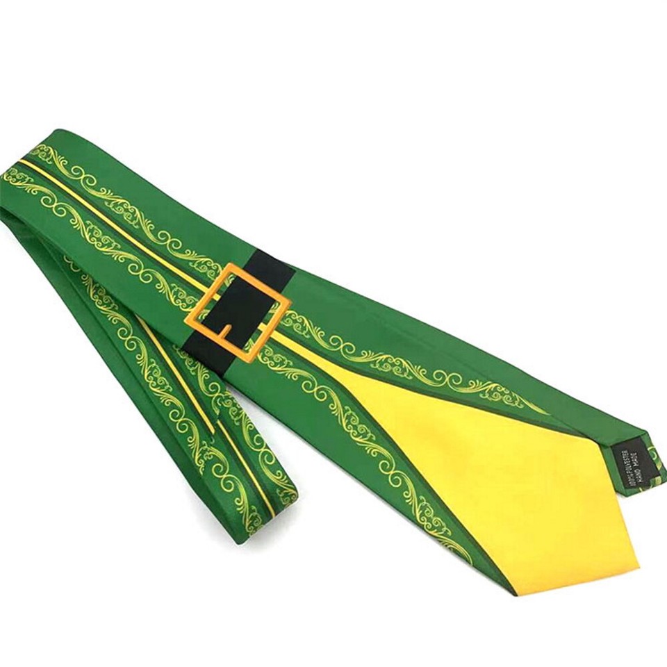 Buddy The Elf Suit Necktie Christmas Movie Holiday Neck Tie Spirit ...