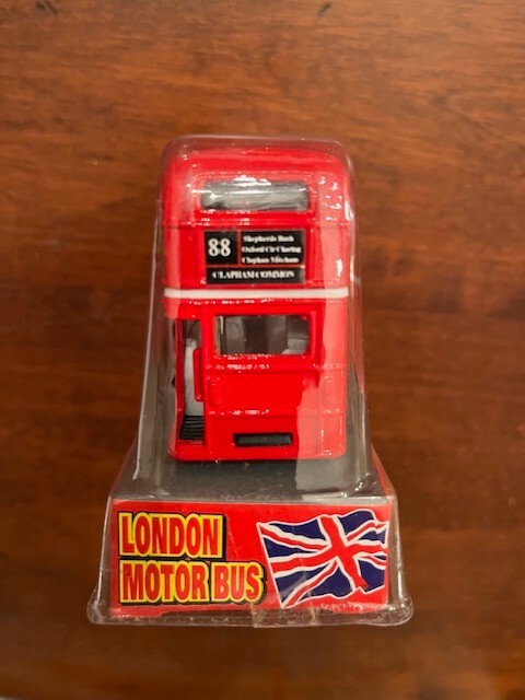 4.5" London Motor Bus - Sightseeing Double Decker London Tour Diecast ...