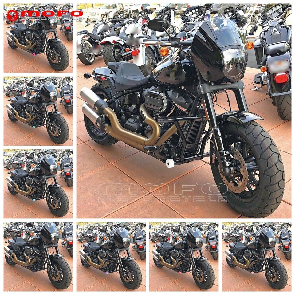 Front & Rear Crash Bar for Harley M8 Softail 114 117 FXLRS FXBBS FLSB ...