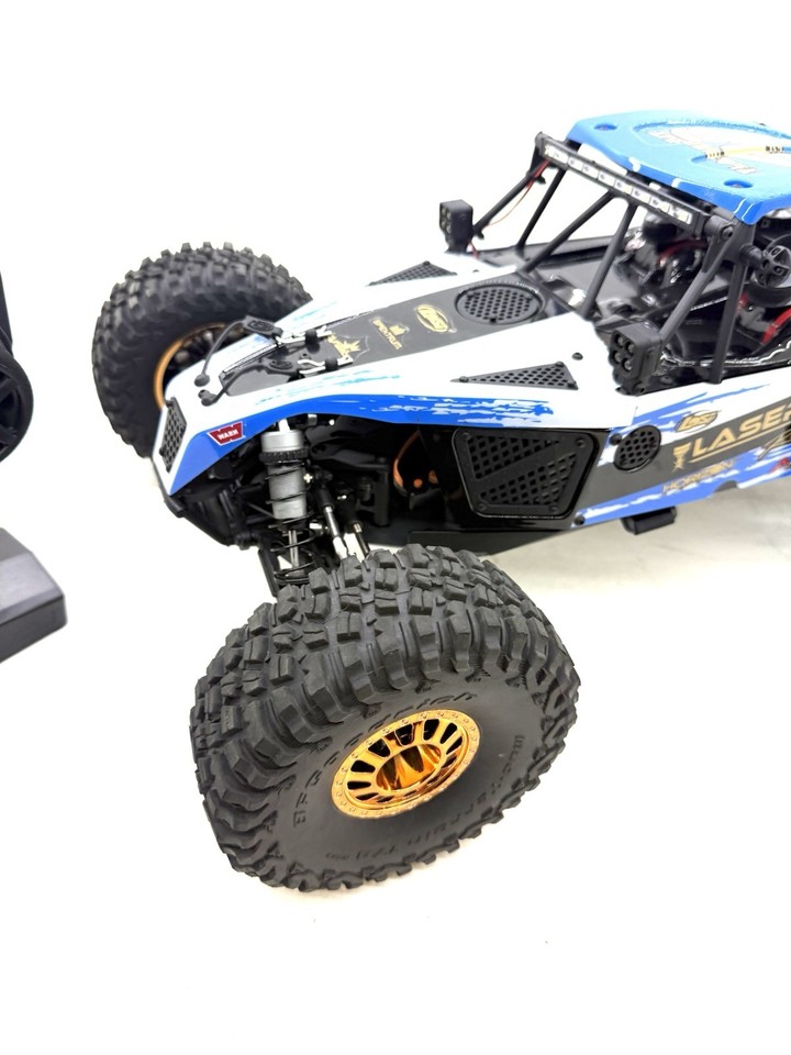 Losi Lasernut U4 1/10 4WD Brushless Blue Rock Racer, Stunning | eBay