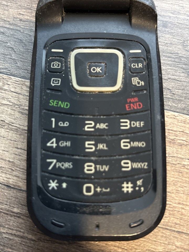 LG 440G Black Flip Phone Untested Tracphone | eBay