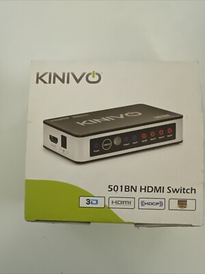 KINIVO 501BN HDMI Switch, Brand New | eBay